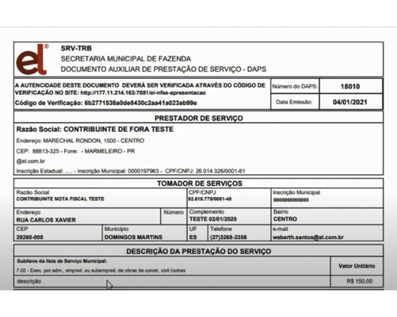 nfe - Prefeitura Municipal de Vitória da Conquista - PMVC